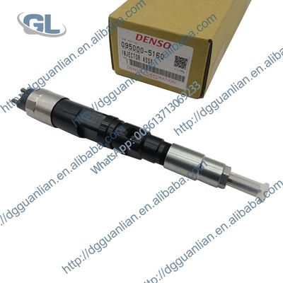 Genuine Diesel Common Rail Fuel Injector 095000-5160 For JOHN DEERE ...