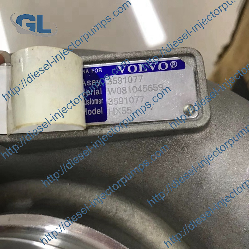 HX55 Turbocharger 3591077 1677726 3591077-D Turbo For VO-LVO Truck FH12 ...