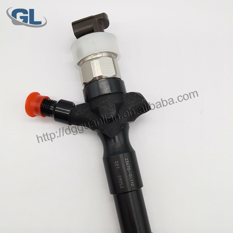 Diesel Common Rail Fuel Injector 23670-0L110 For Denso Toyota 2KD FTV ...