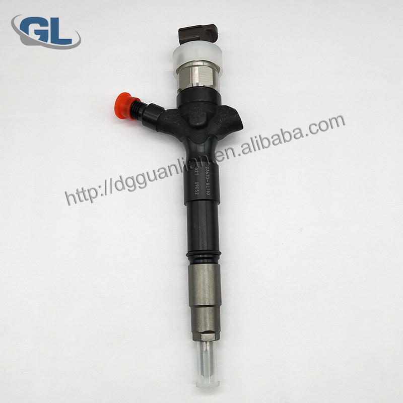 Diesel Common Rail Fuel Injector 23670-0L110 For Denso Toyota 2KD FTV ...